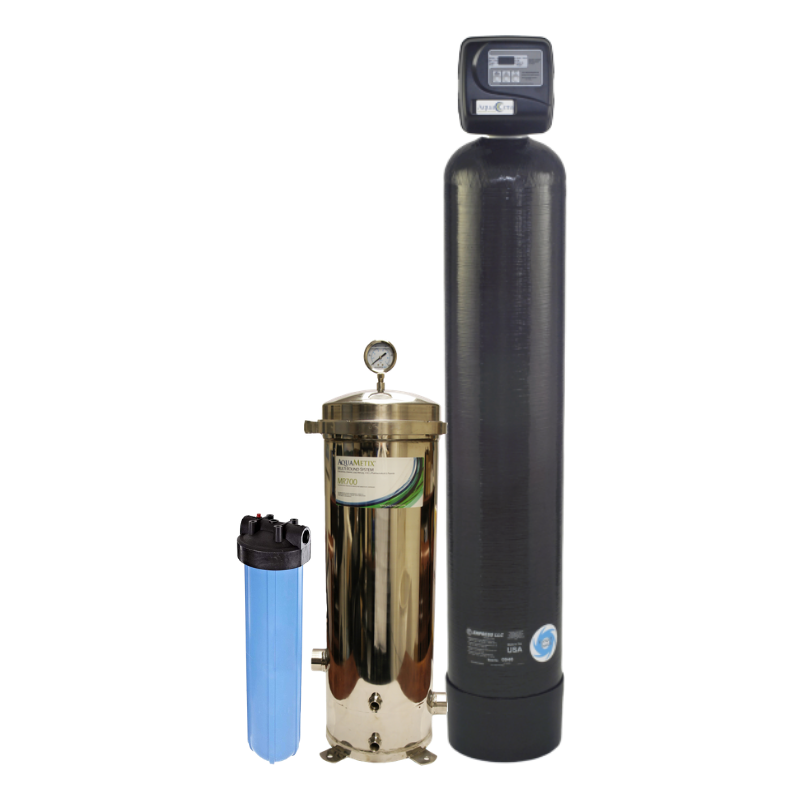 AquaComplete™ Combo Whole House Water Filtration System with AquaMetix ...